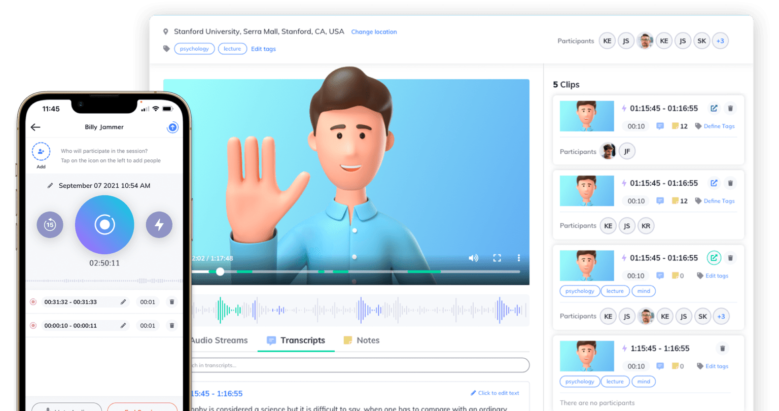 Live Captions - Jamworks AI Note Taking App