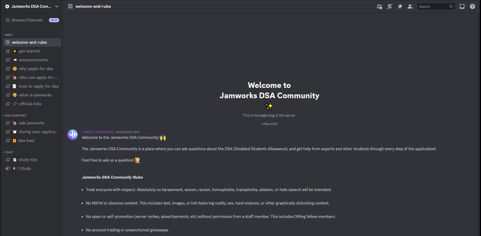 The Jamworks DSA Community – Supporting you through your DSA ...
