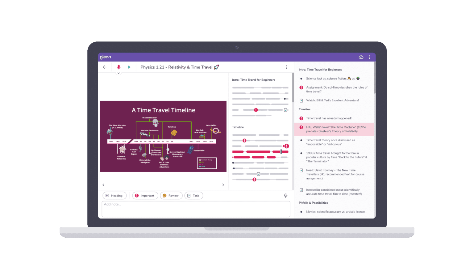 Jamworks vs Genio (formerly Glean) DSA Note Taking Comparison