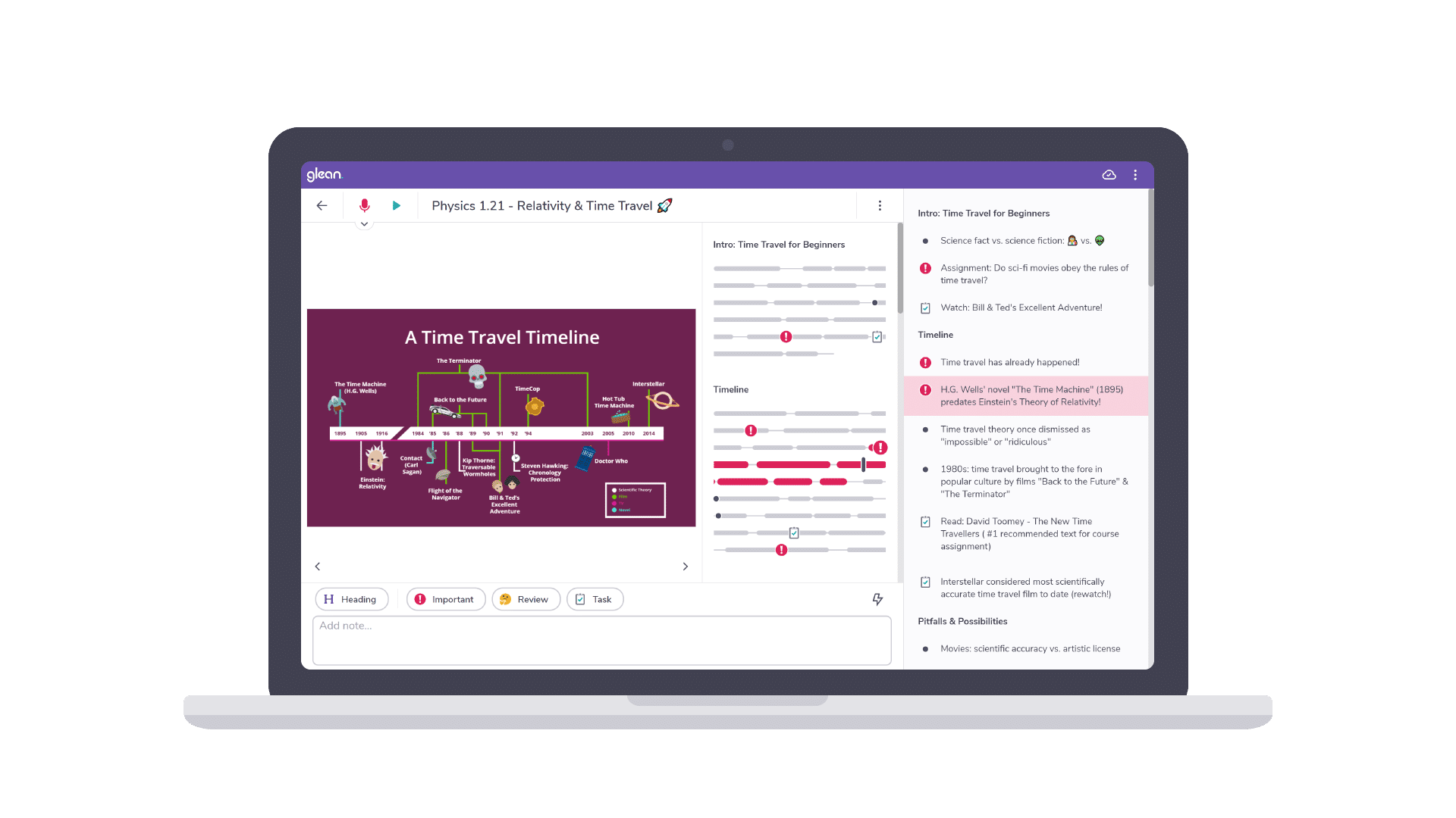 Jamworks vs Genio (formerly Glean) DSA Note Taking Comparison