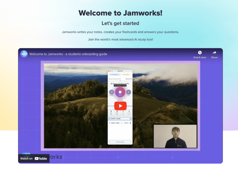 Administrator Onboarding - Jamworks AI Note Taking App